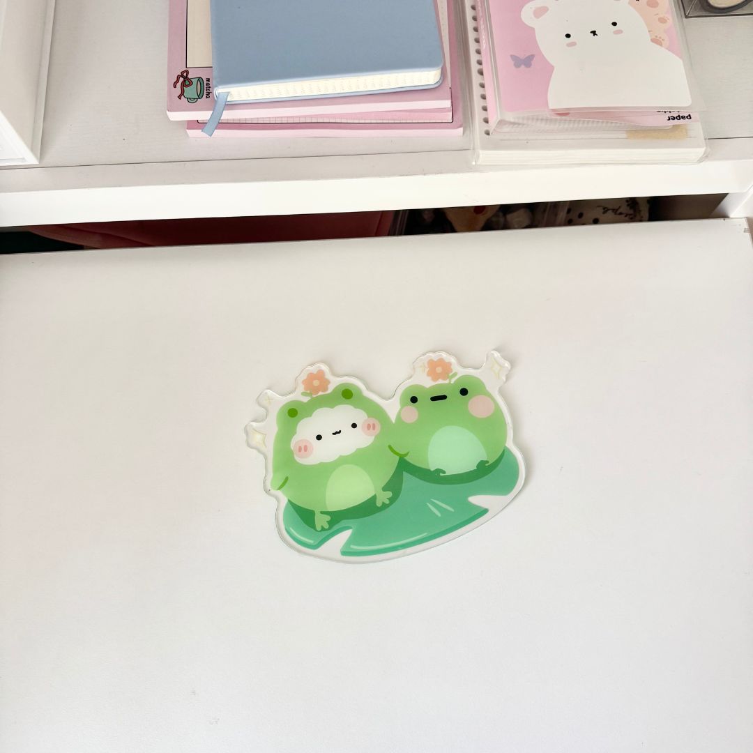 Dudu the Frog and Mika Coaster – Paper Sutekka Stationery