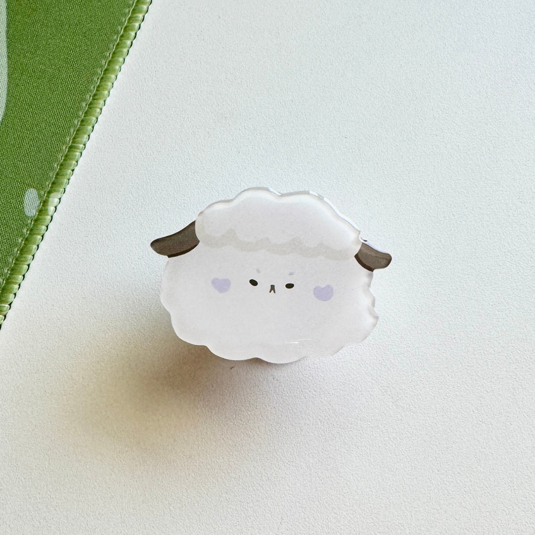 Momo The Sheep Phone Grip – Paper Sutekka Stationery