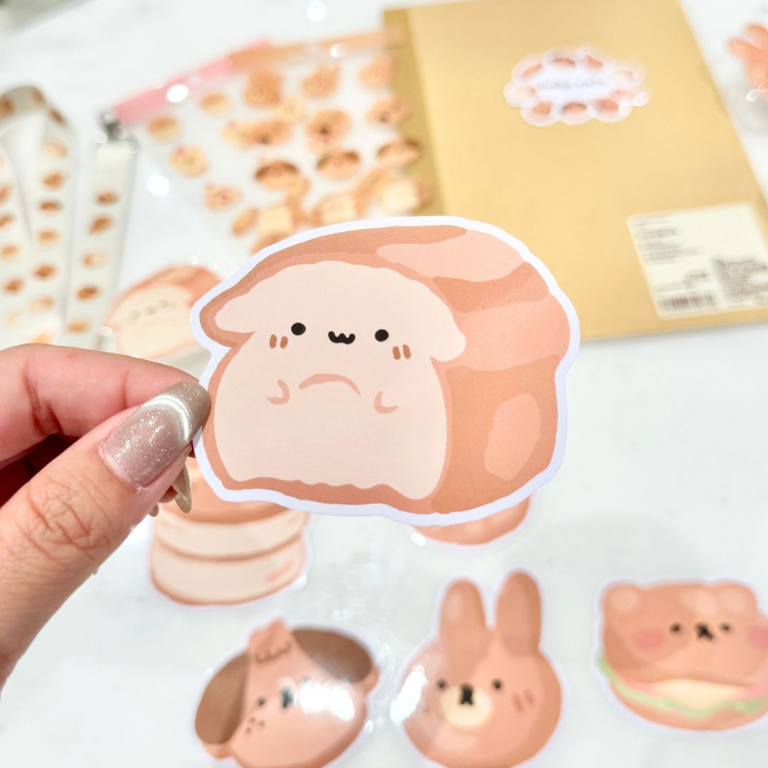 Mika Loaf Bread Vinyl Sticker Decal – Paper Sutekka Stationery